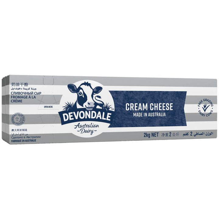 Cream Cheese 2kg Block Devondale – Evoo Quality Foods