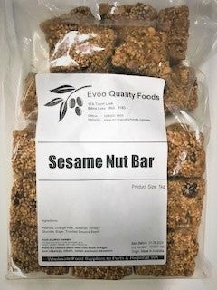 Sesame Nut Bars 1kg Bag EVOO QF – Evoo Quality Foods