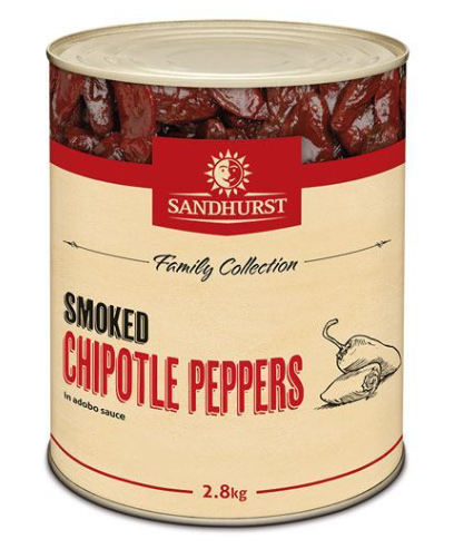 Smoked Chipotle Peppers In Adobo Sauce 2 8kg Tin Sandhurst Evoo Smoked Chipotle Peppers In Adobo Sauce 2 8kg Tin Sandhurst Evoo
