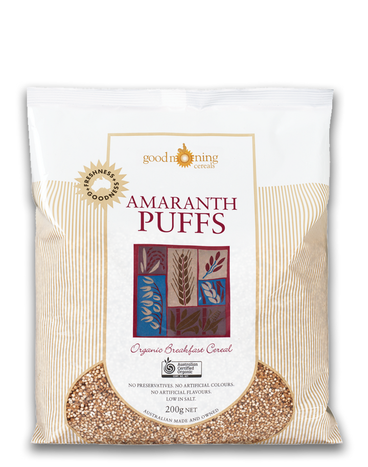 Amaranth Puffs 200g Good Morning (7 Day Pre Order) – Evoo Quality Foods
