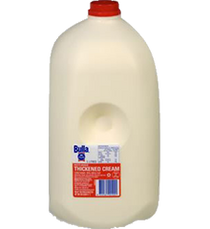 Thickened Cream 5lt Bottle Bulla – Evoo Quality Foods