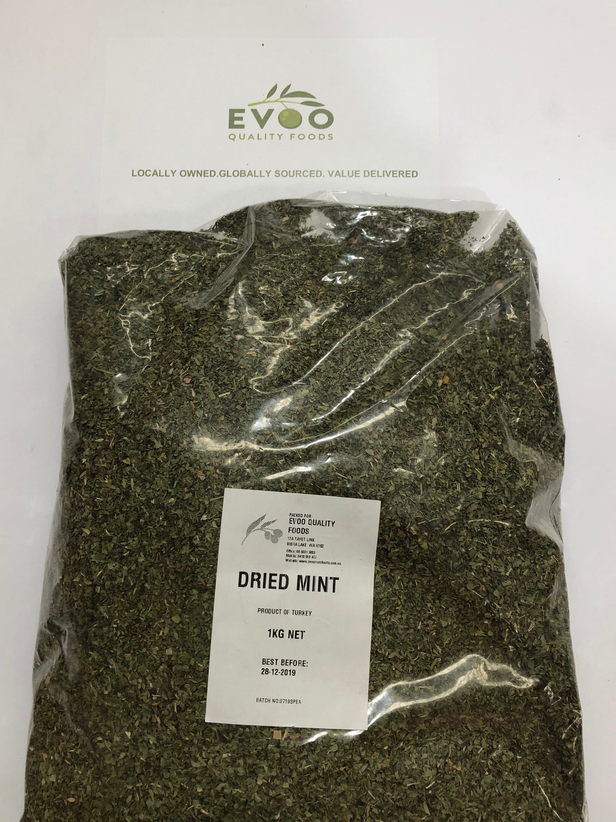 Mint Dried Flakes 1kg (Pre Order) – Evoo Quality Foods
